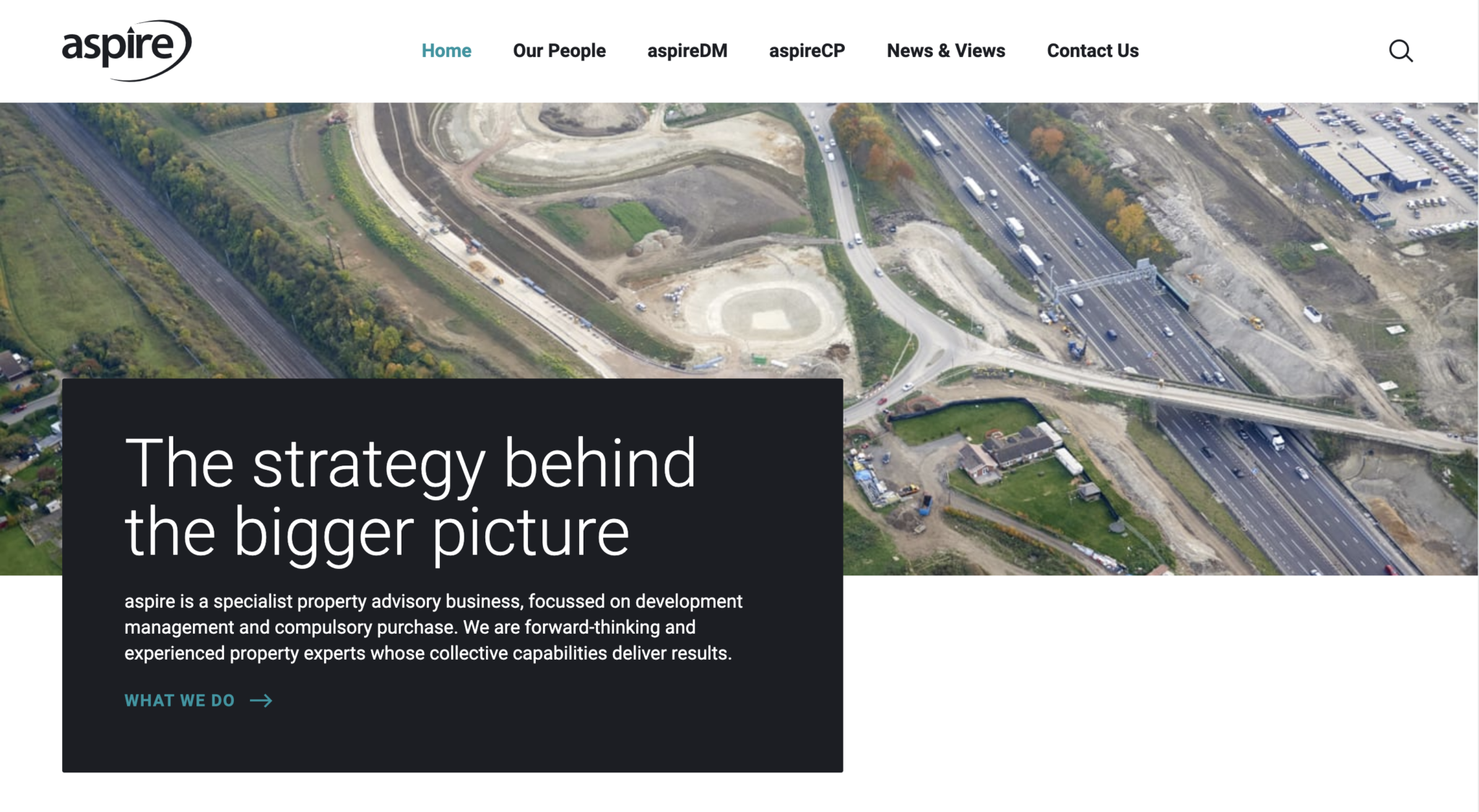 Aspire Partners | Property advisory firm website case study | Base Creative